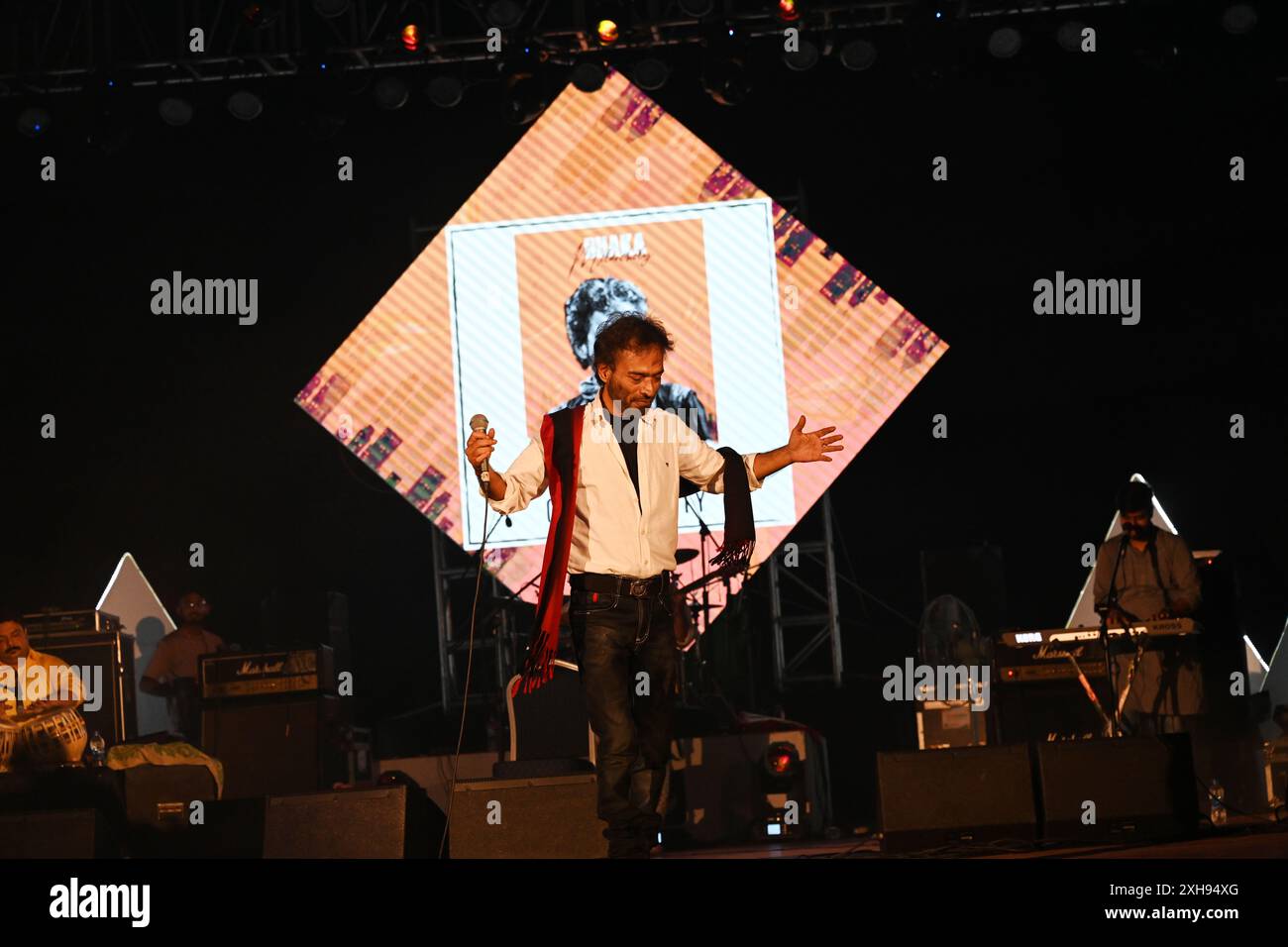 Dhaka, Bangladesh. 12th July, 2024. Indian Famous Singer Nachiketa ...