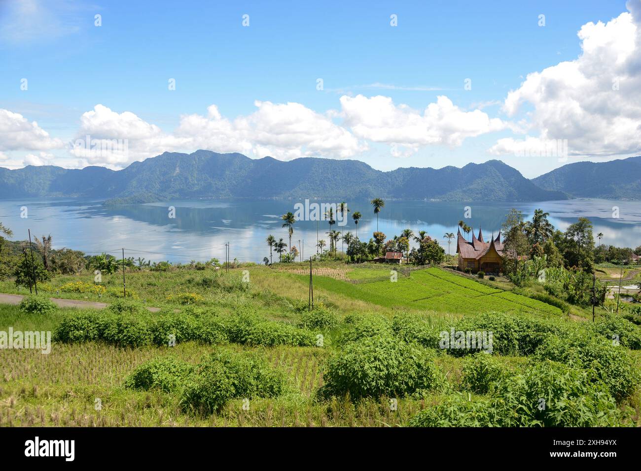 July 11, 2024, Agam Regency, West Sumatra, Indonesia: A view is showing ...