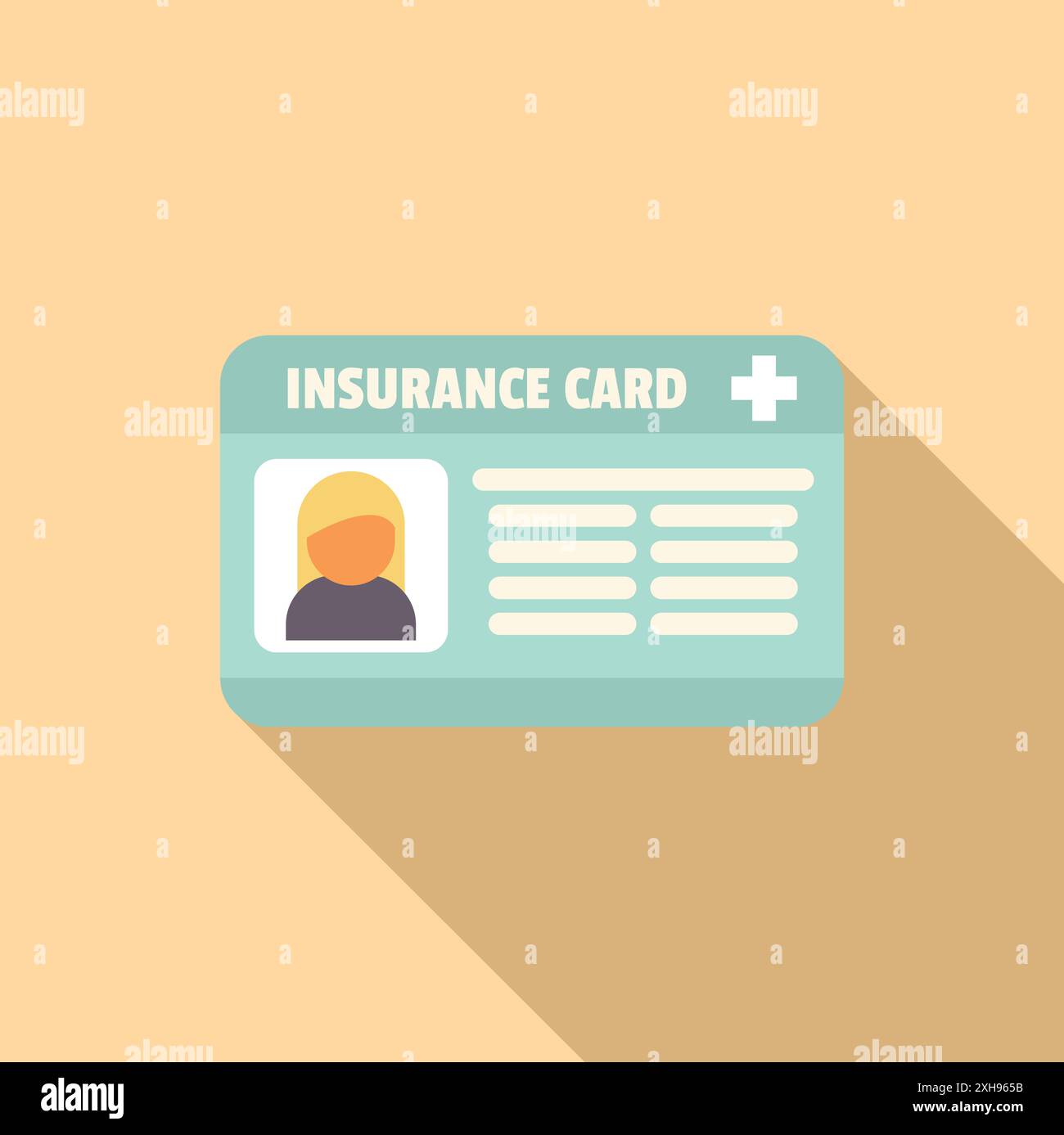 Insurance card providing financial protection and access to healthcare ...