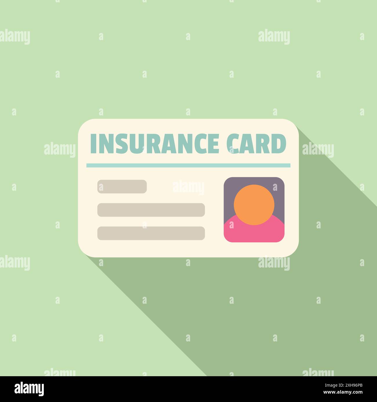 Insurance card displaying policy details for individual healthcare ...
