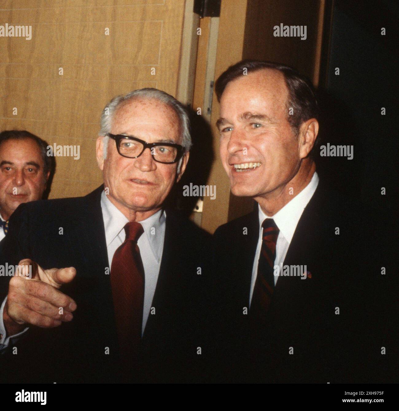Barry Goldwater, George Bush, 1980. ph: John Barrett/PHOTOlink/Courtesy ...