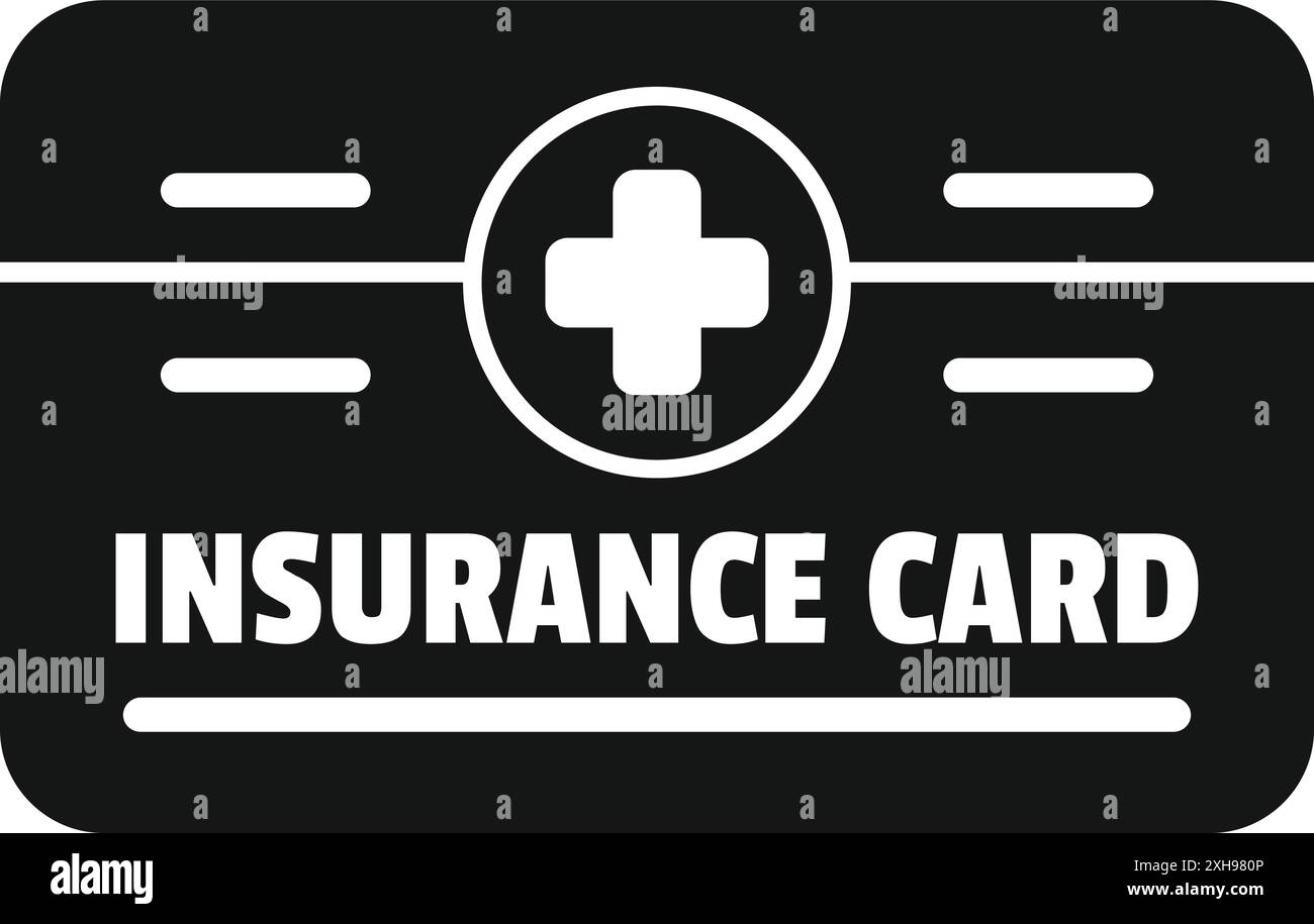 Black insurance card showing medical coverage for healthcare needs ...