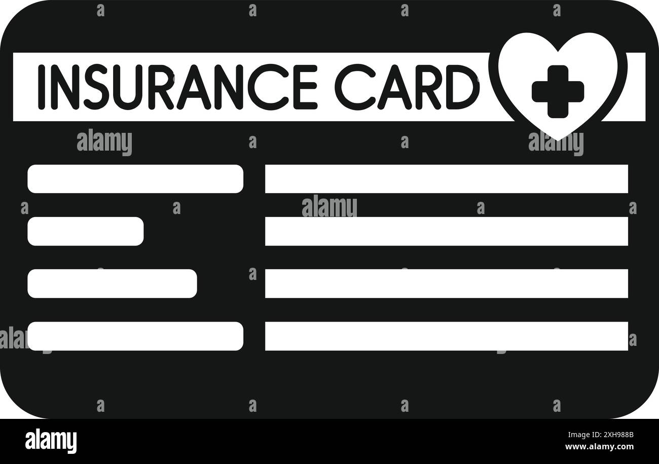Insurance card patient Black and White Stock Photos & Images - Alamy