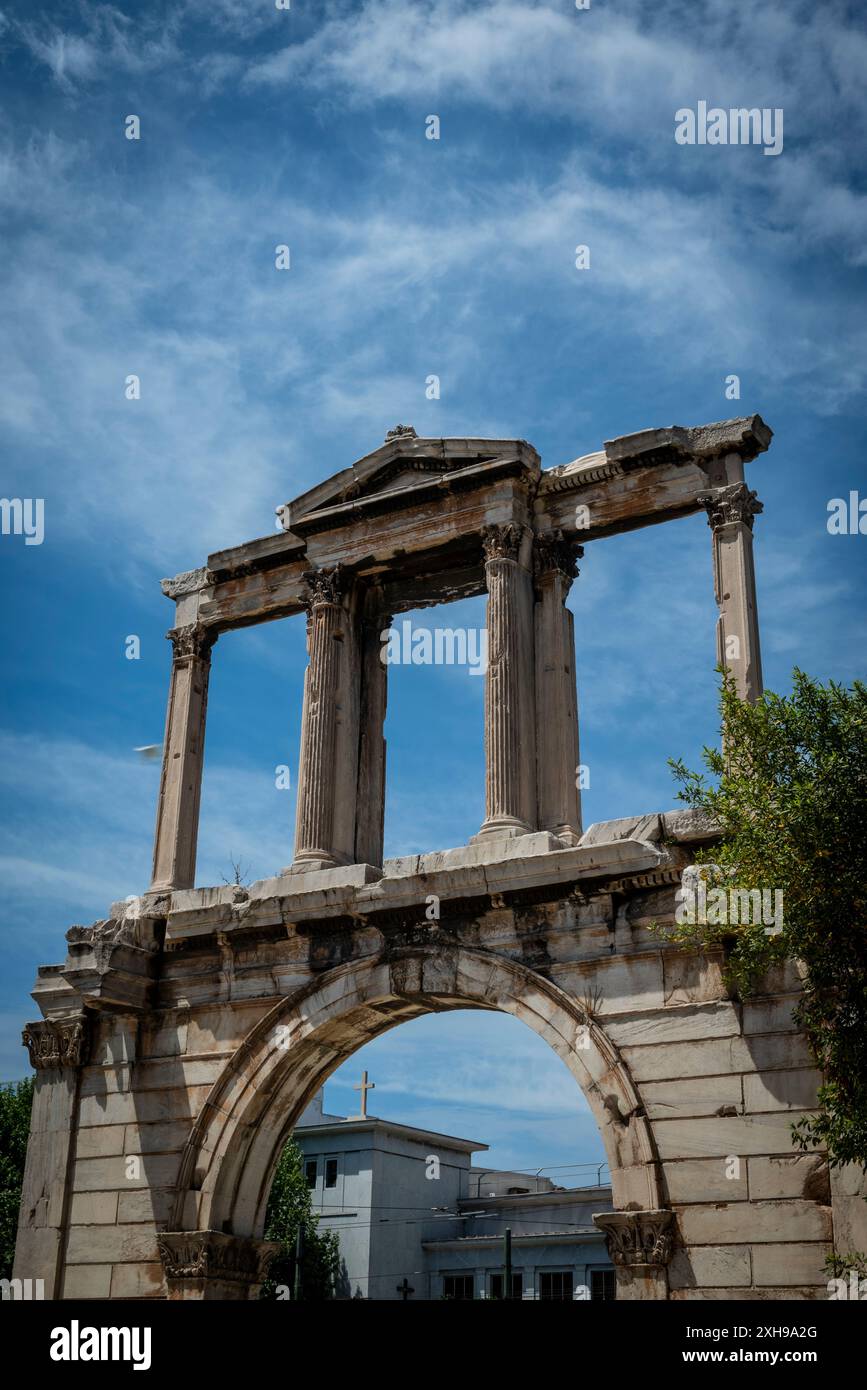 Arch of Hadrian, most commonly known in Greek as Hadrian's Gate, is a ...