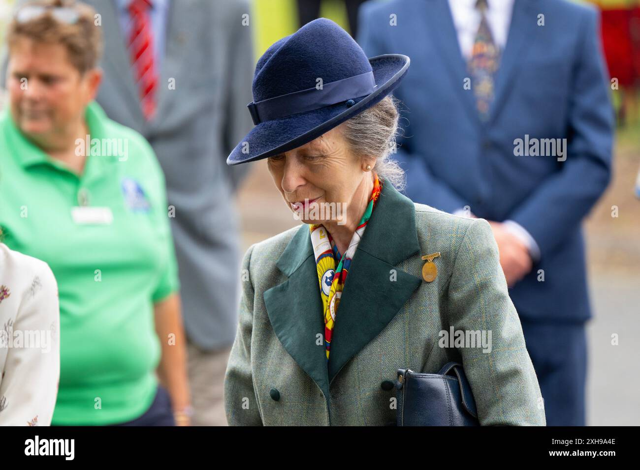 The Princess Royal attends her first official engagement at the Riding ...