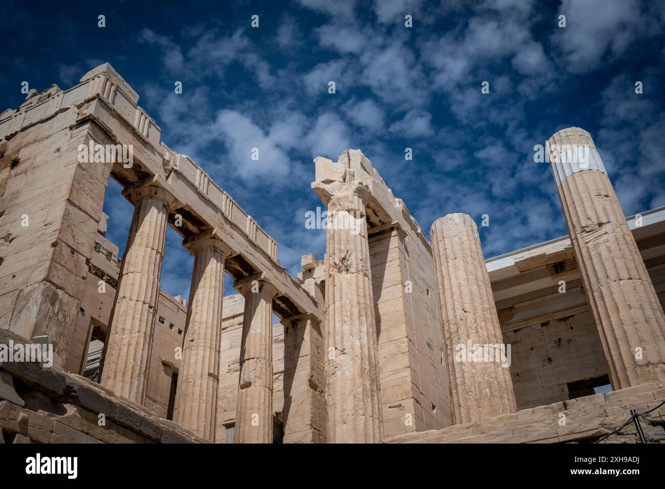 Propylaia, the classical Greek Doric building complex that functioned ...