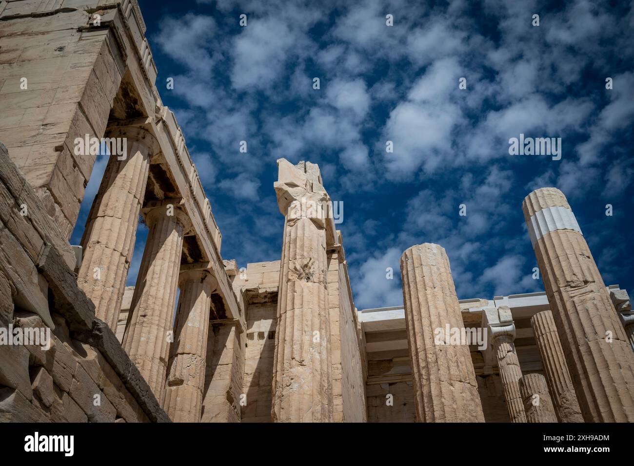 Propylaia, the classical Greek Doric building complex that functioned ...
