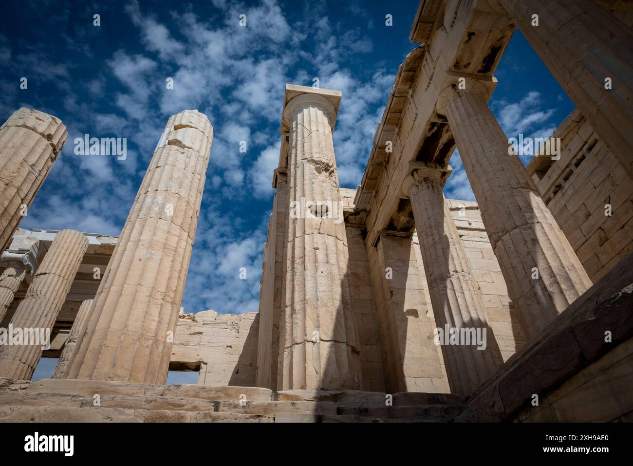 Propylaia, the classical Greek Doric building complex that functioned ...
