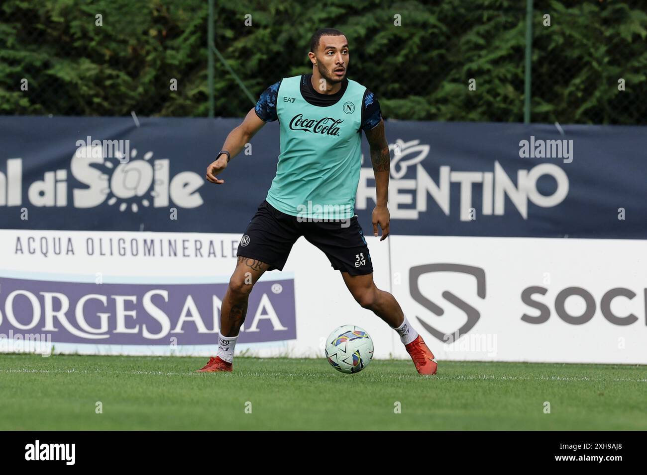 Napoli's Italian defender Francesco Mezzoni during SSC Napoli's 2024-25 ...