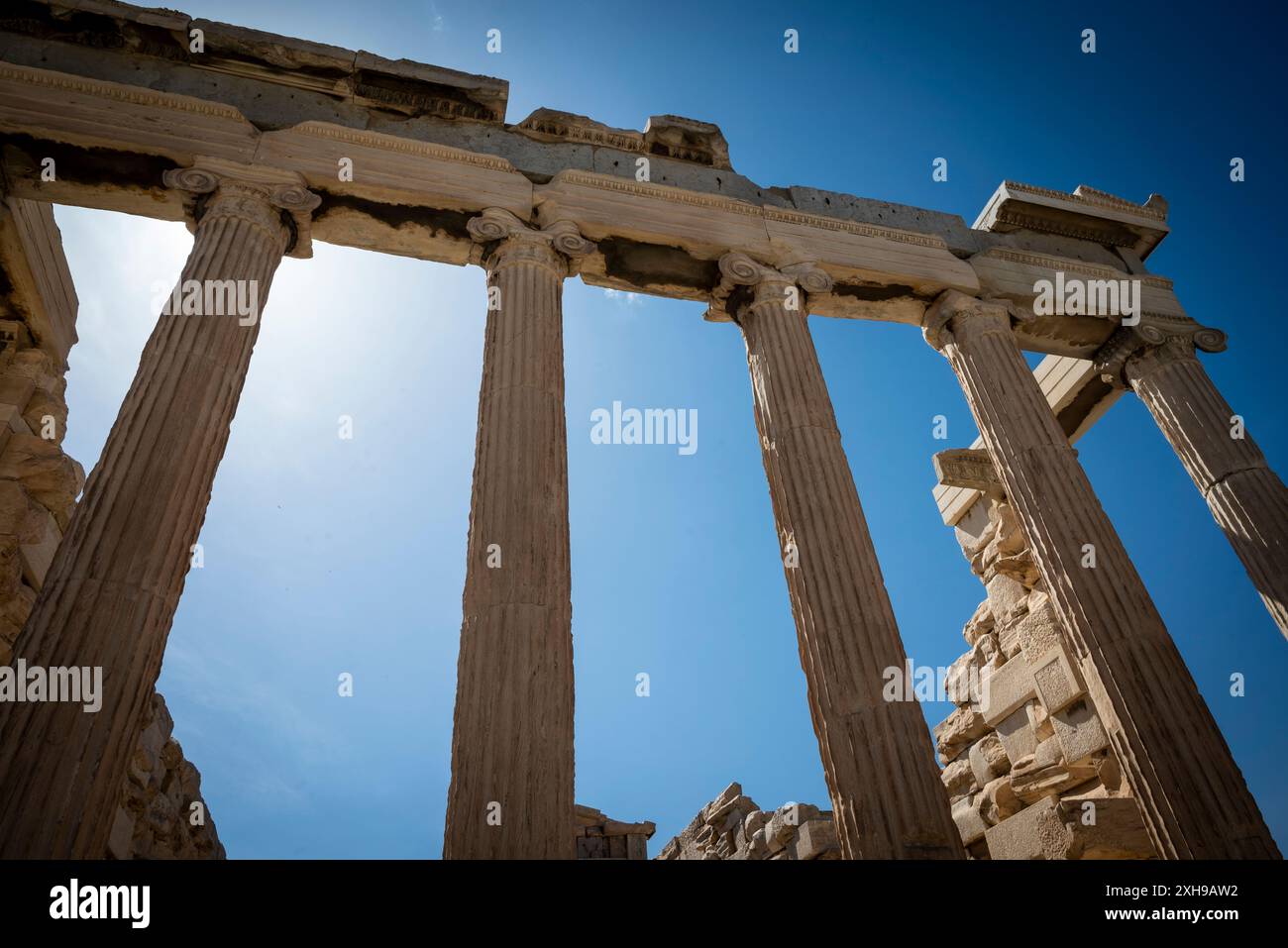 East side of the Erechtheion[, an ancient Greek Ionic temple on the ...