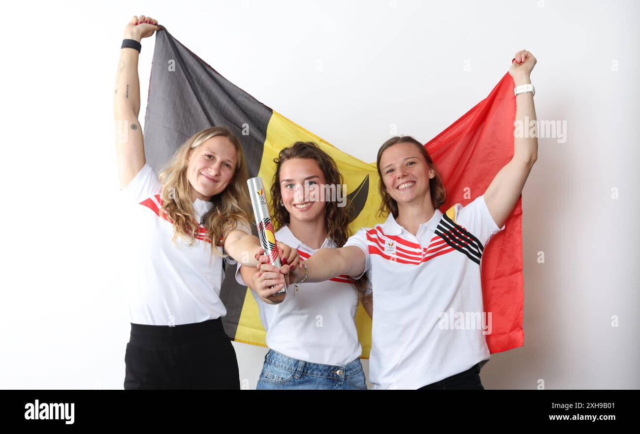Brussels, Belgium. 11th July, 2024. Belgian Janie De Naeyer, Belgian ...