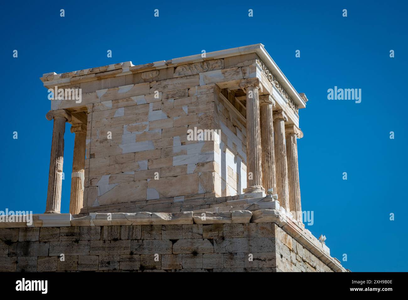 Temple of Athena Nike, a temple dedicated to the goddesses Athena and Nike, built around 420 BC ...