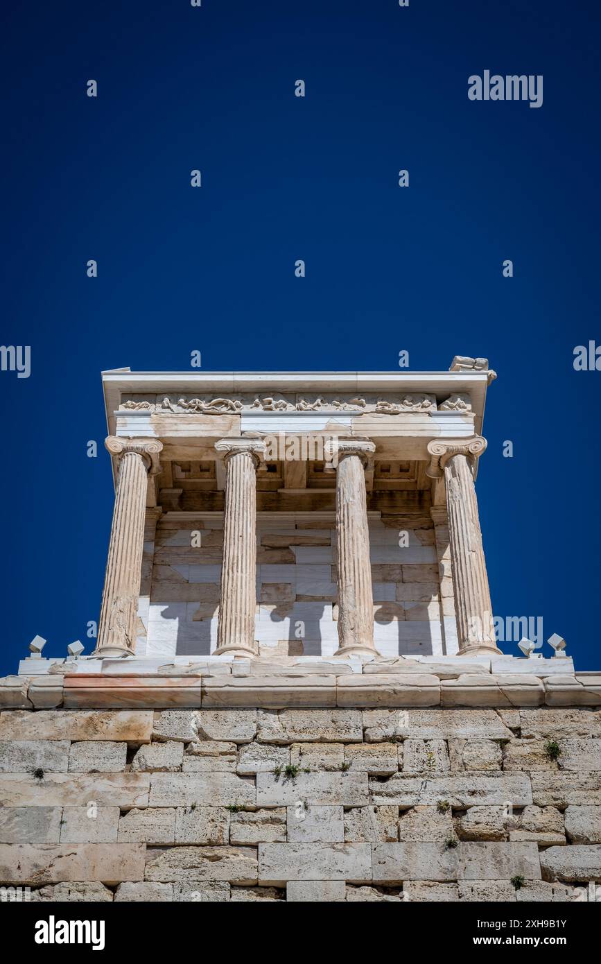 Temple of Athena Nike, a temple dedicated to the goddesses Athena and Nike, built around 420 BC ...
