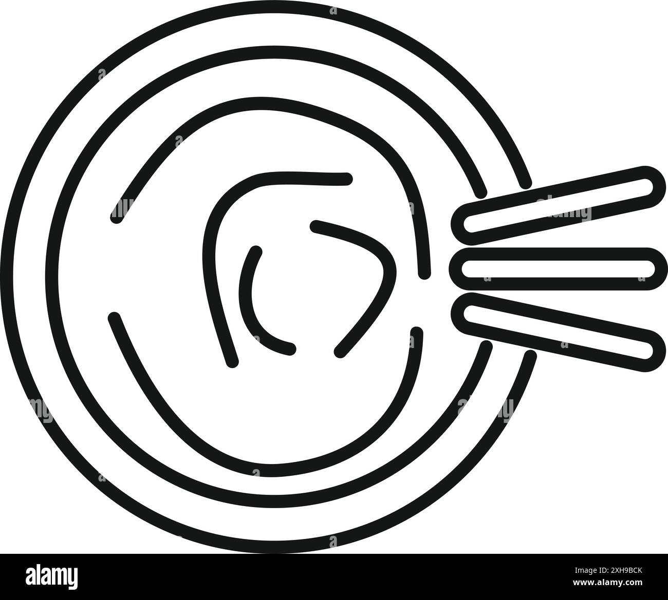 Futuristic fingerprint Black and White Stock Photos & Images - Alamy