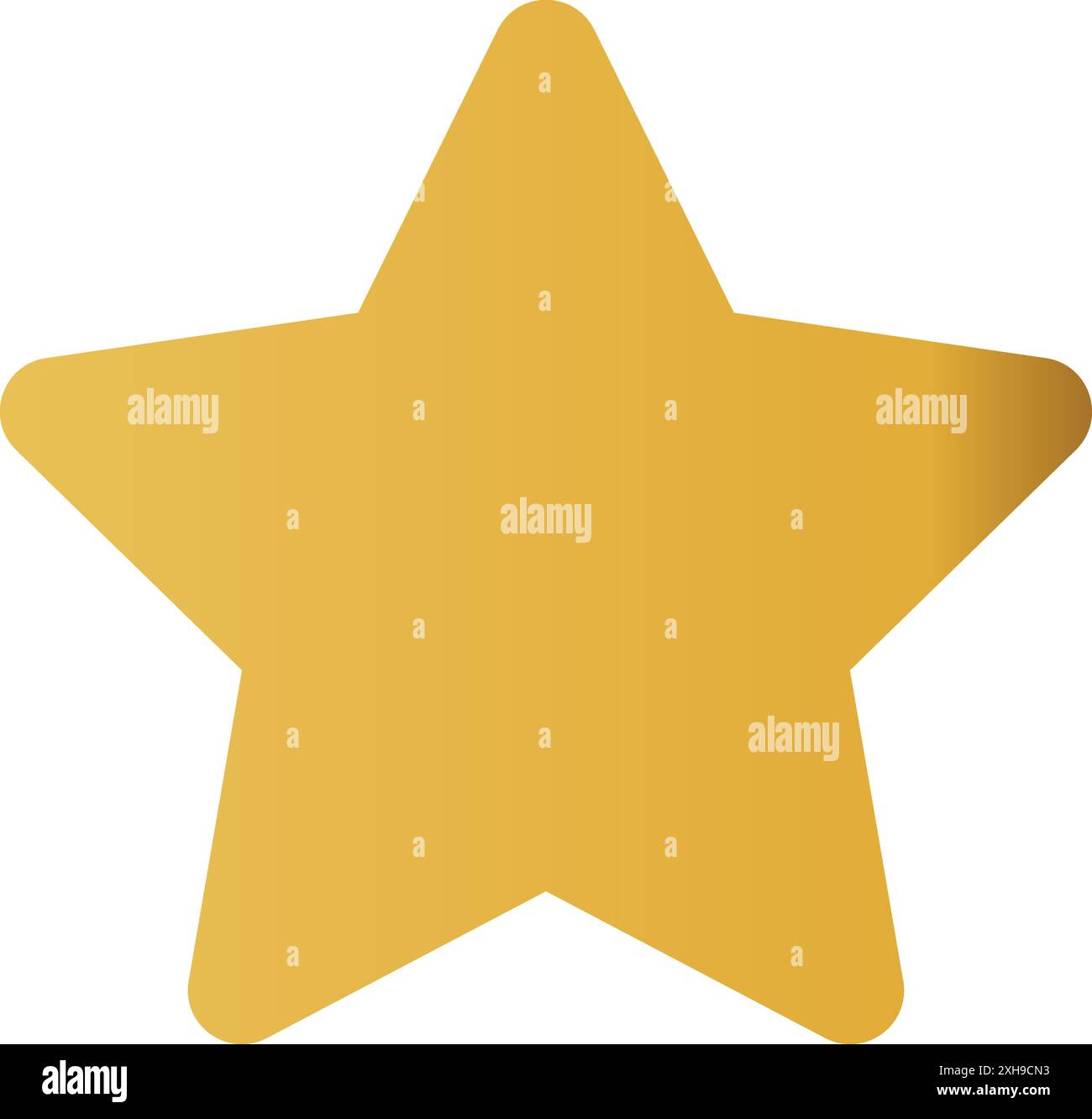 Golden Star Round shape, Rounded stars icon, Star icon golden, stars rating icon, golden Star ...