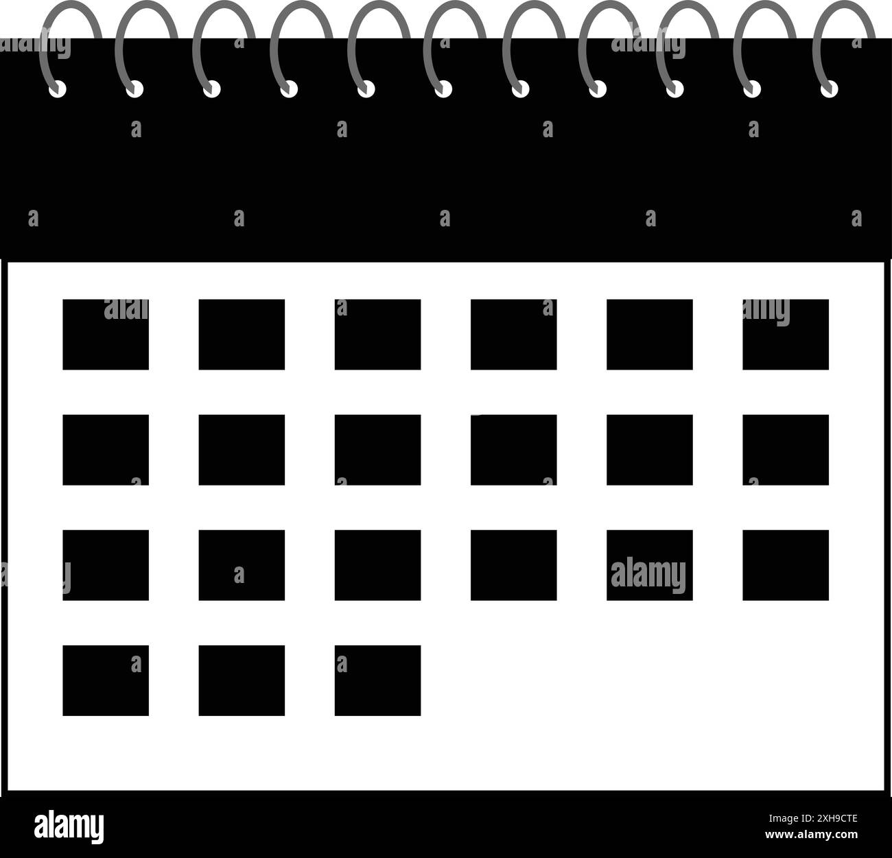 Calendar icon Black, calendar symbol date, Schedule icon, Schedule ...