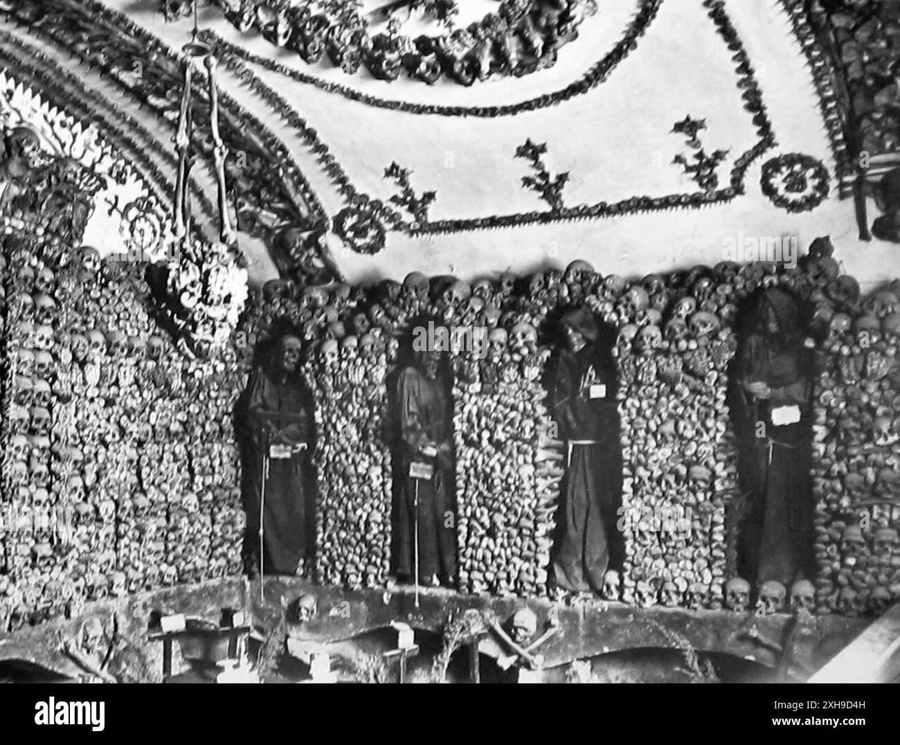 Capuchin Crypt, Rome, Italy, Victorian period Stock Photo - Alamy