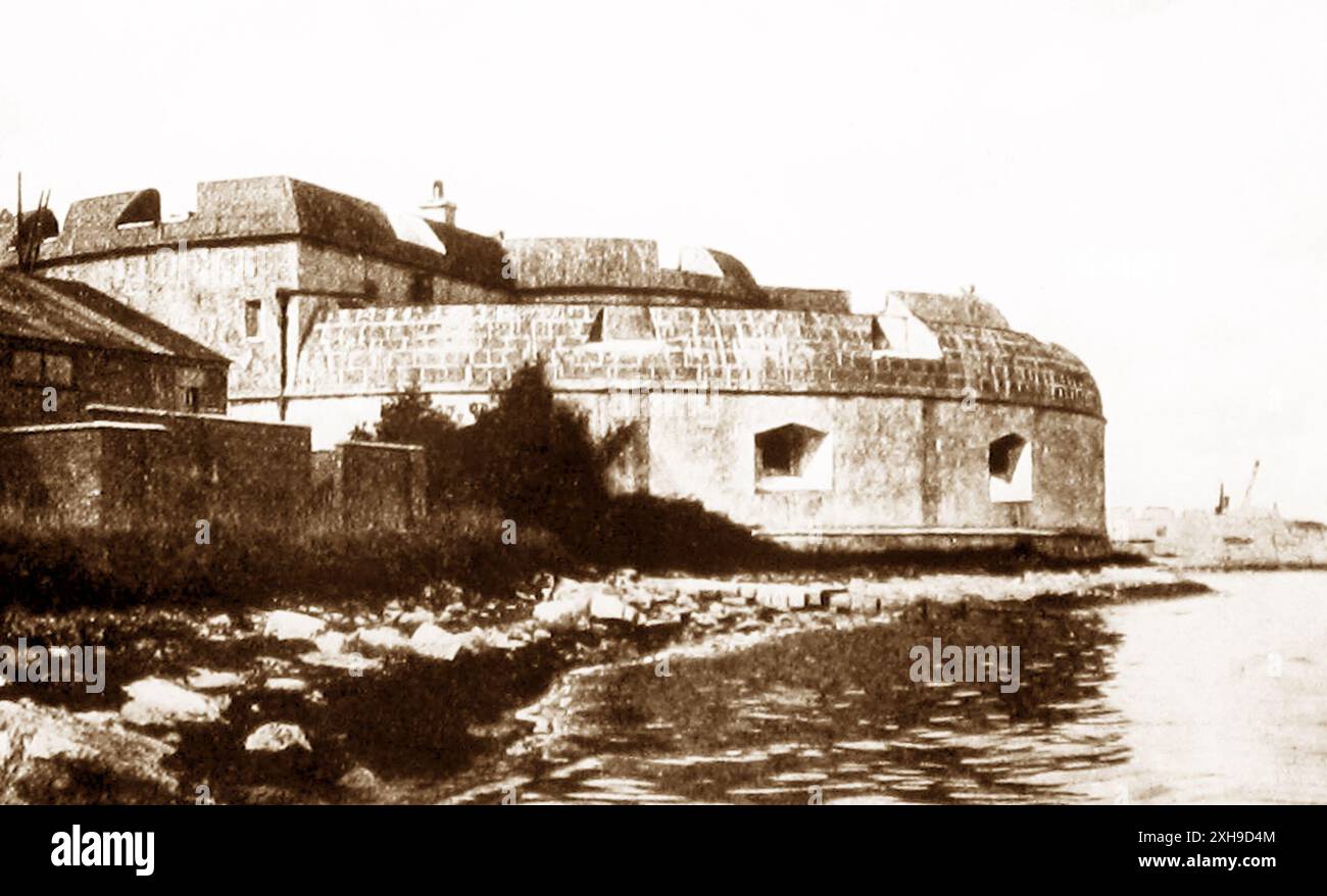 Portland Castle, Dorset, Victorian period Stock Photo - Alamy