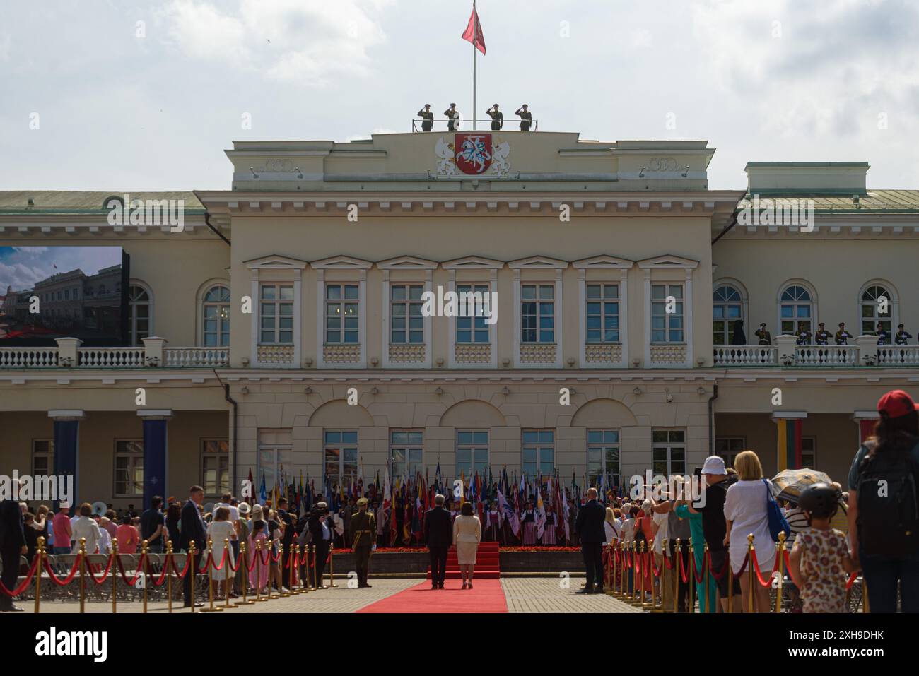 Vilnius, Lithuania. 12th July, 2024. Lithuanian President Gitanas ...