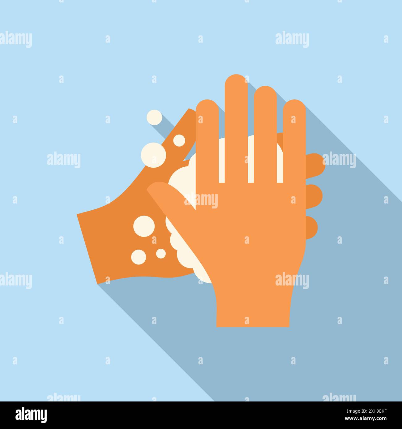 Hands being washed with soap and water for personal hygiene Stock ...