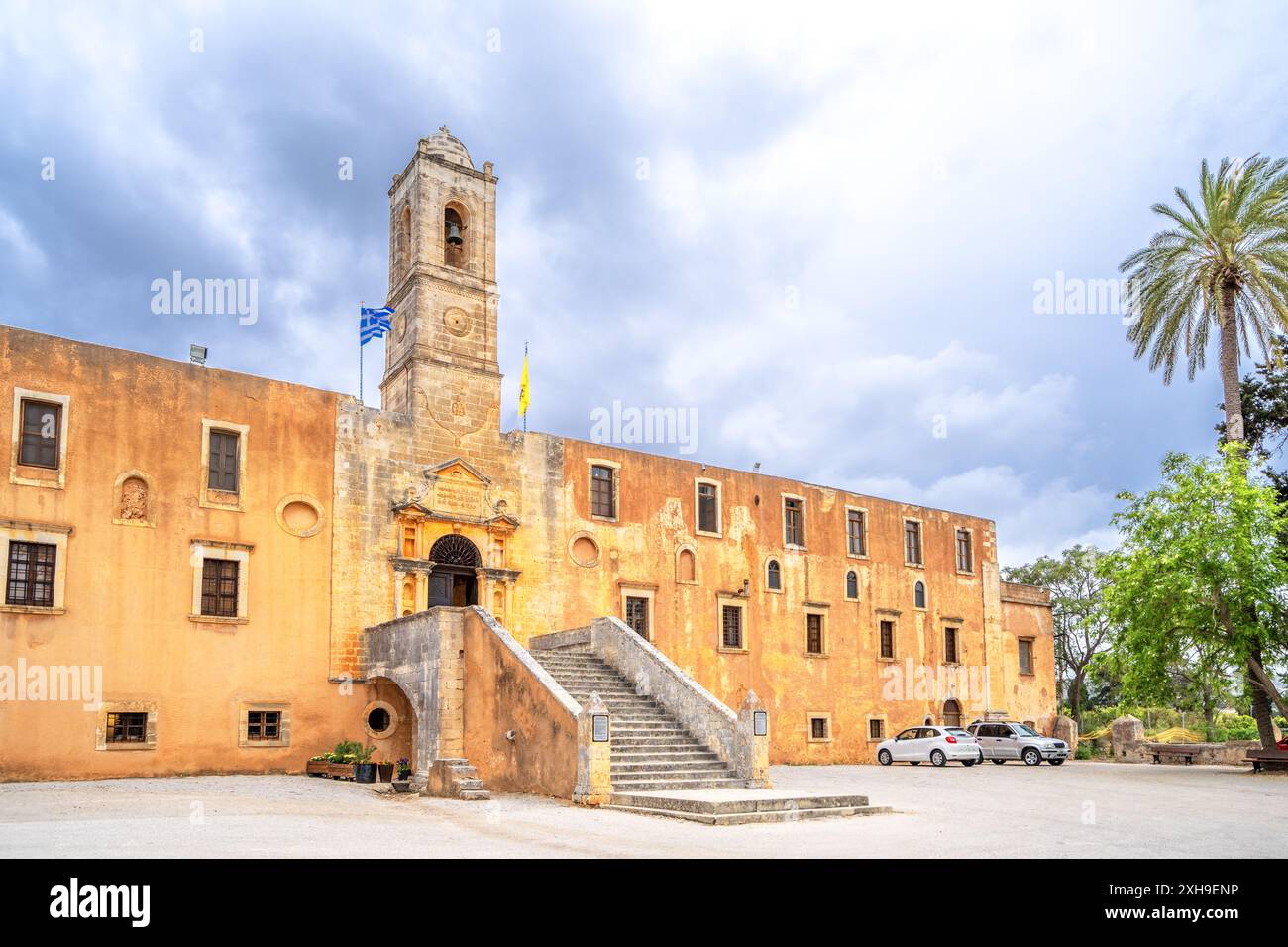 Abbey Holy Trinity, Meteor, Island Crete, Greece Stock Photo - Alamy