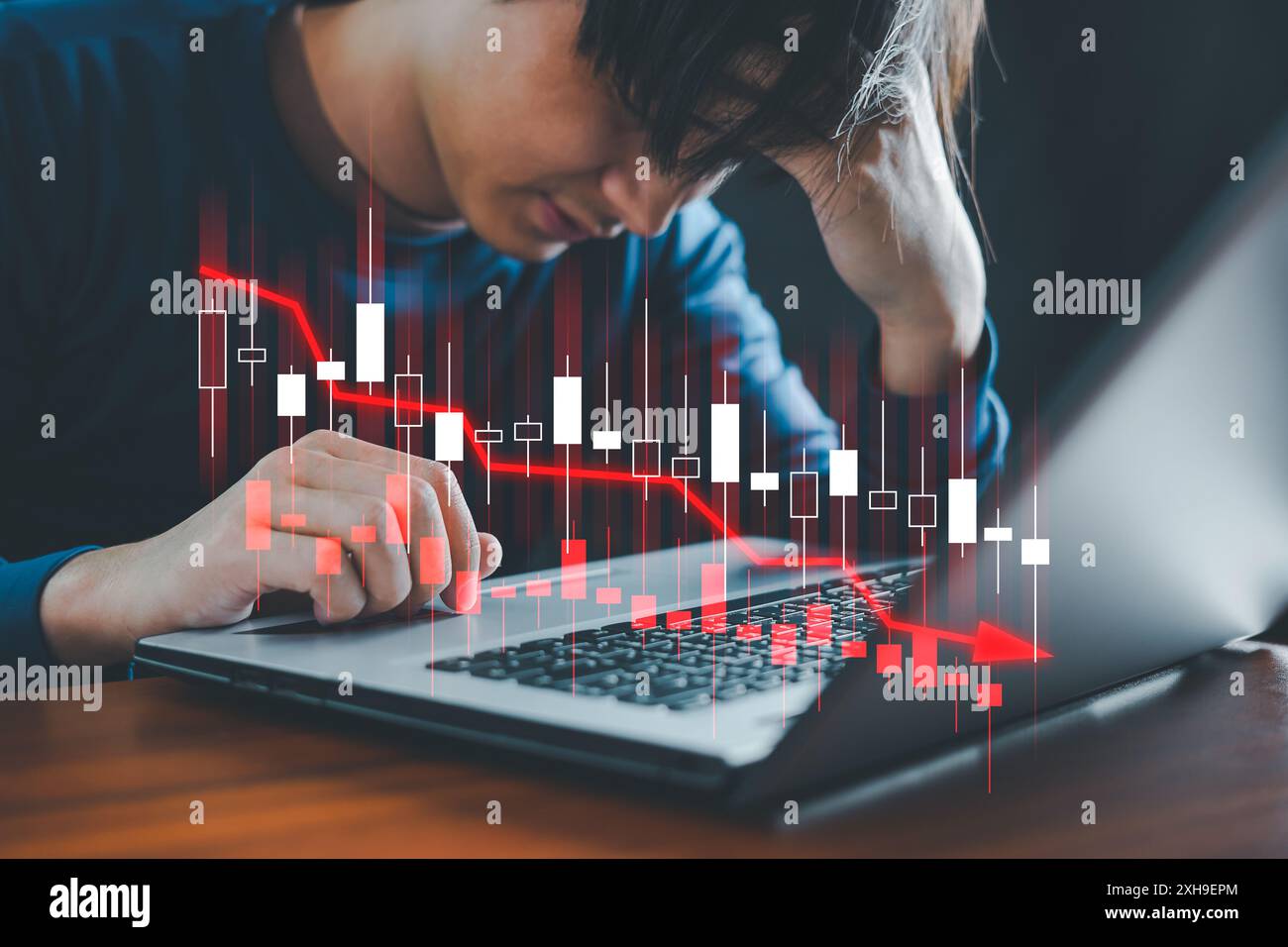 Downward chart hi-res stock photography and images - Alamy