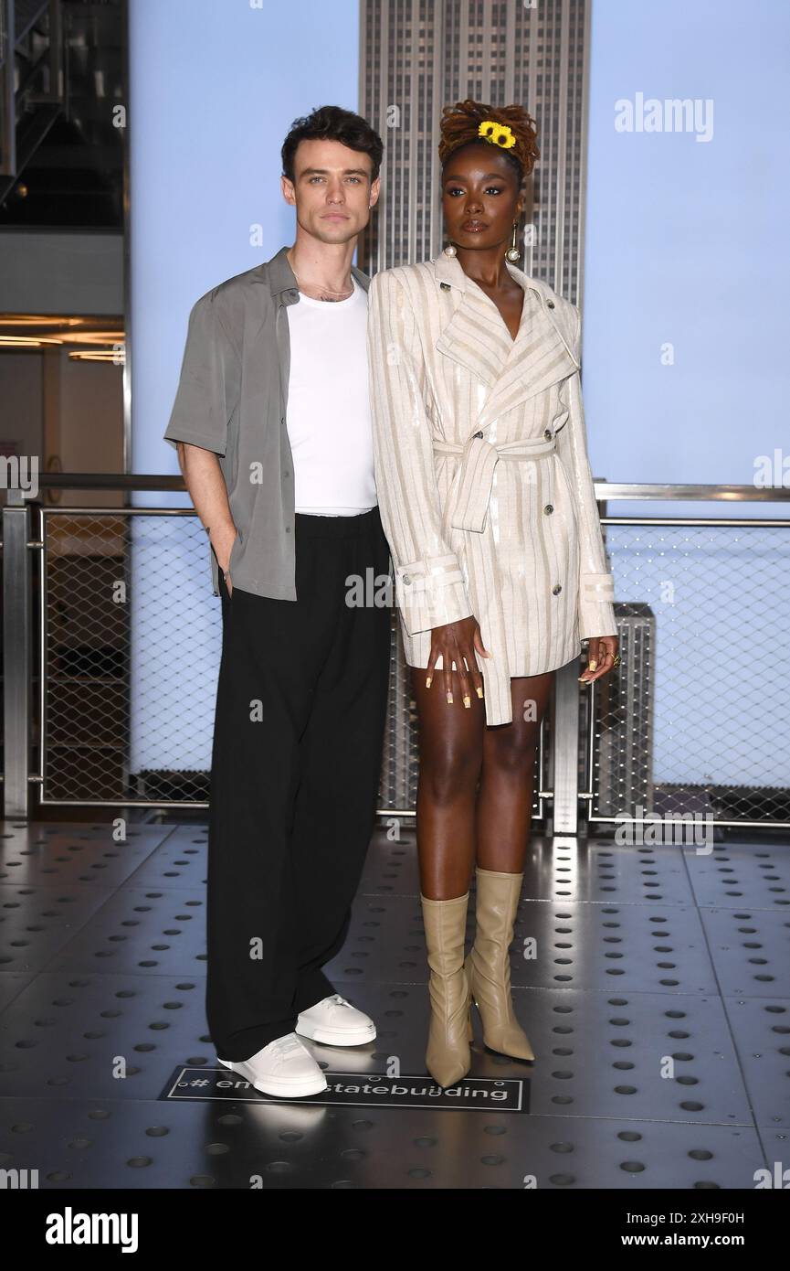 New York, USA. 12th July, 2024. (L-R) Thomas Doherty and Kiki Layne ...