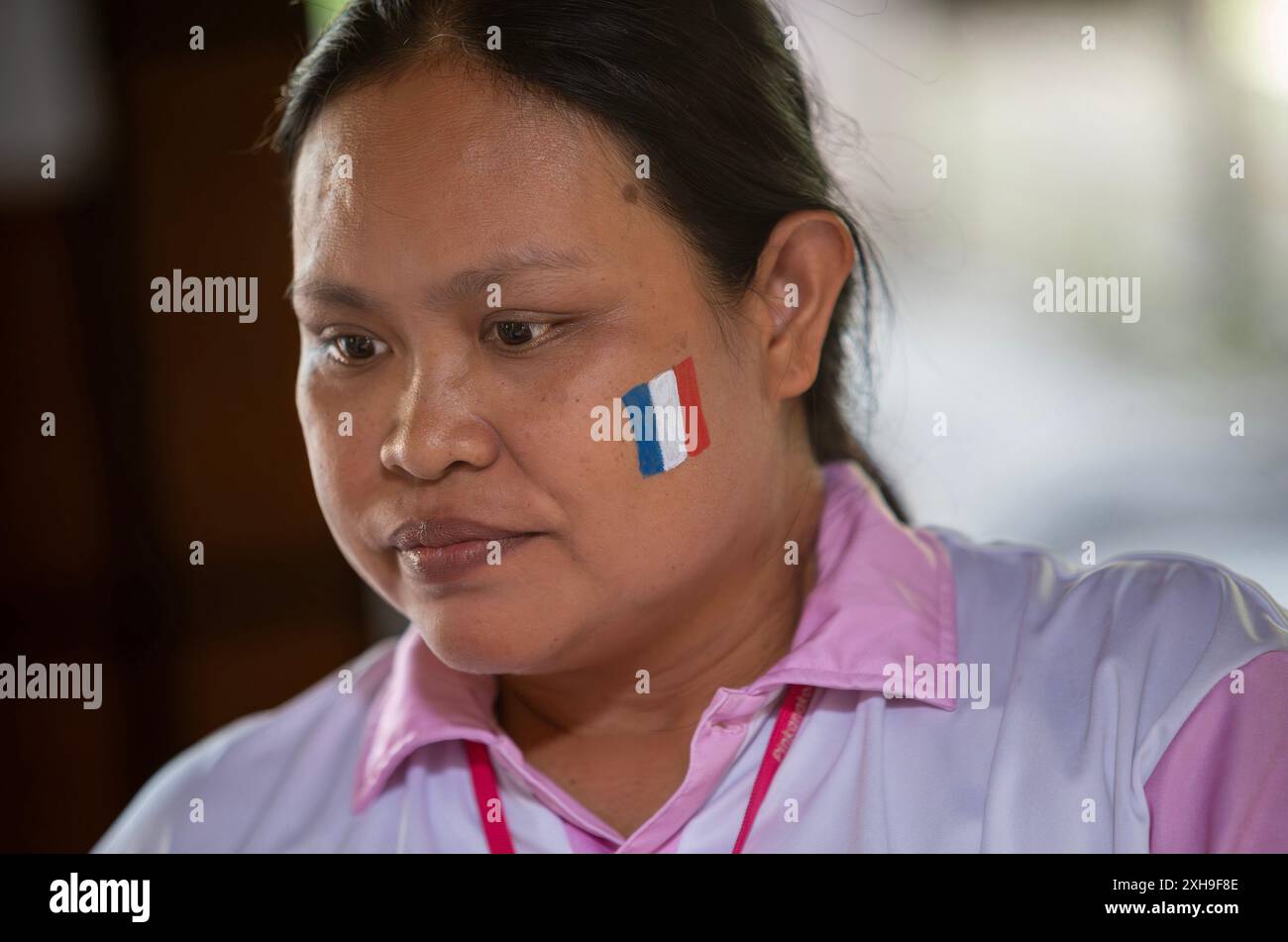 A Thai staff member of the Chiang Mai Night Safari, seen after being ...