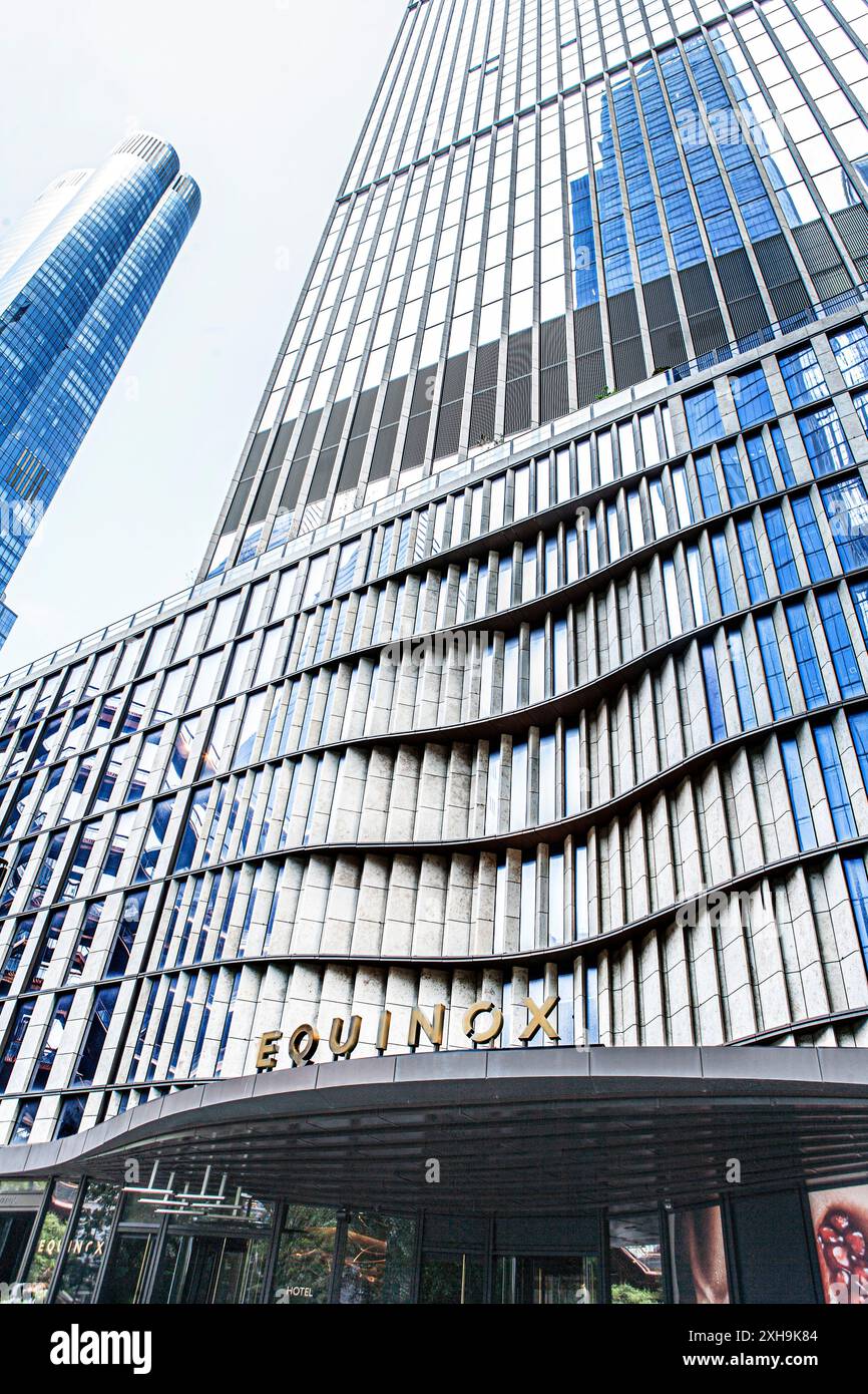 Equinox Hotel, building exterior, 35 Hudson Yards, New York City, New ...