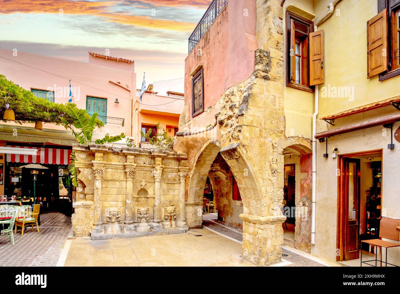 Rethymnon, Island Crete, Greece Stock Photo - Alamy