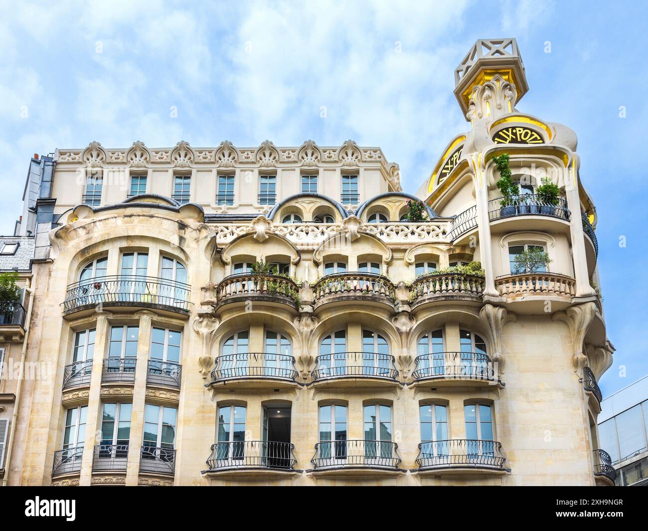Félix Potin Building, historical Art Nouveau landmark on the Rue de ...