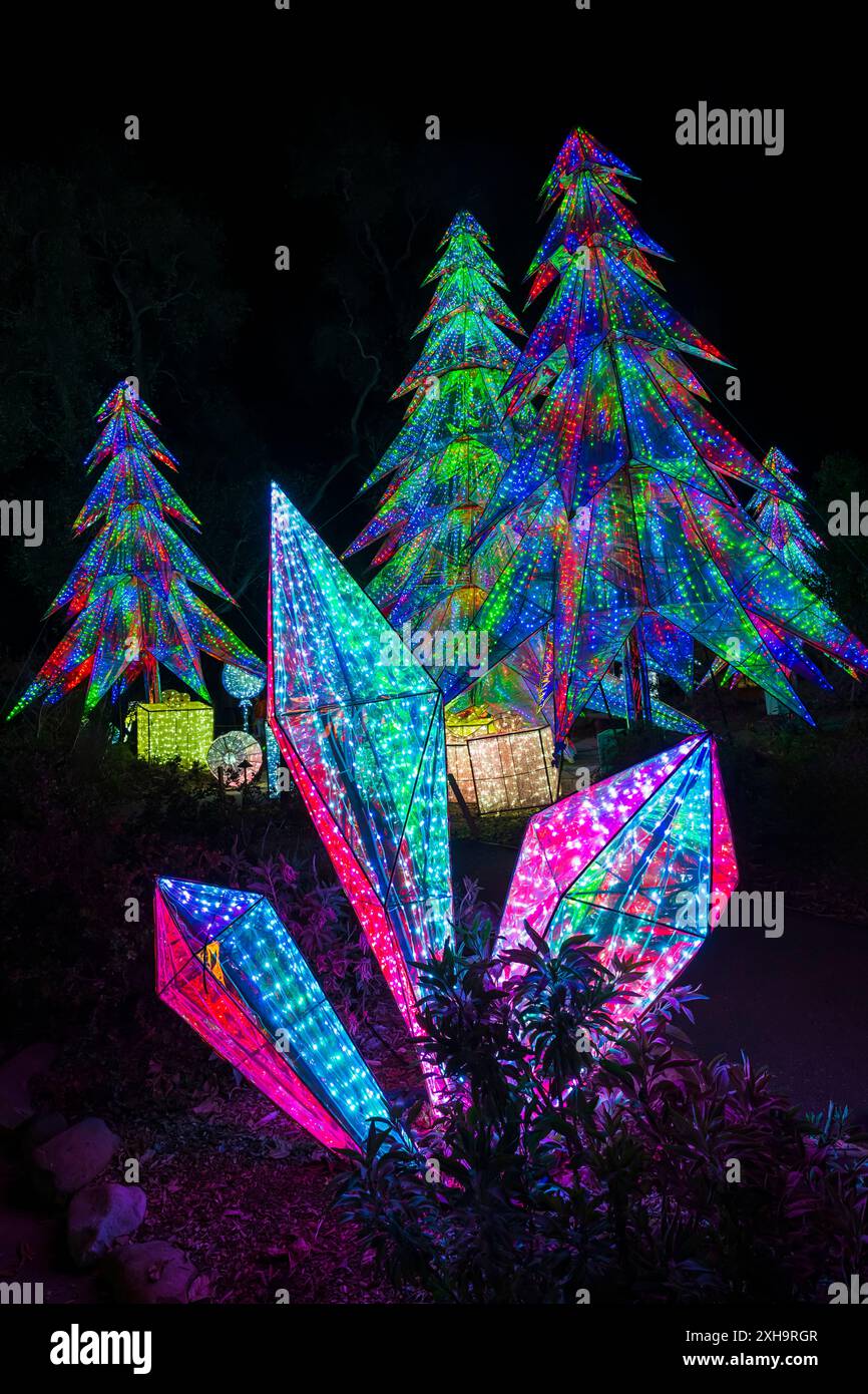 Festival of Light at the Santa Barbara Zoo, Santa Barbara, California ...