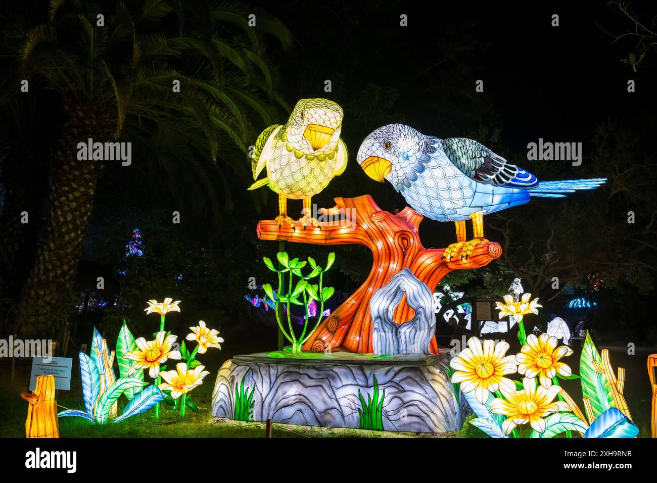 Festival of Light at the Santa Barbara Zoo, Santa Barbara, California ...