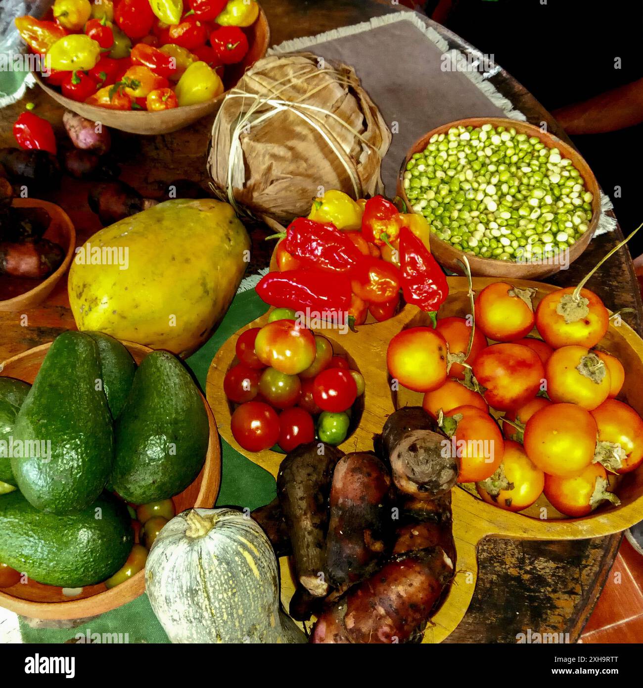Typical products from the Northeastern jungle of Peru. Cultivated by ...