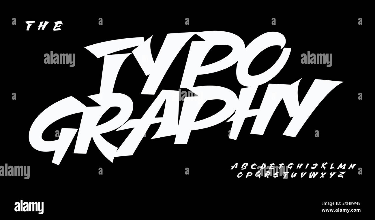 Dynamic hand-drawn font for youthful modern logo lettering, fresh ...