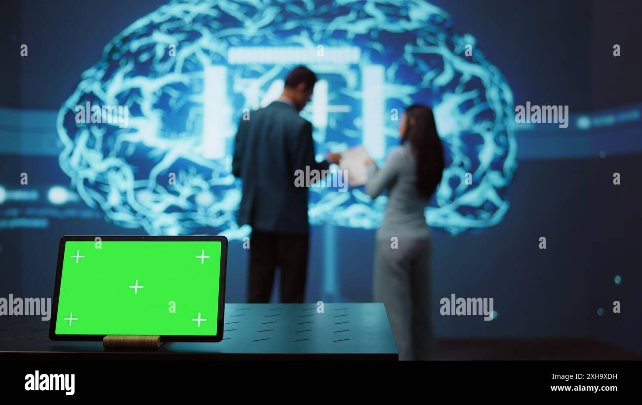 Programmers using ai technology hi-res stock photography and images - Alamy