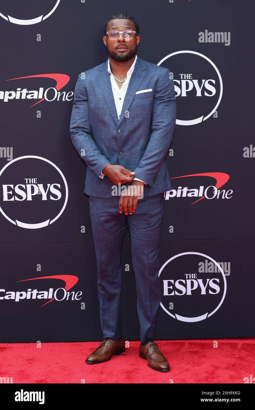 Kayvon Thibodeaux attends the 2024 ESPY Awards at Dolby Theatre on July ...