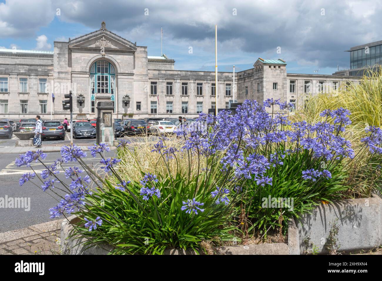 The Civic Centre in Southampton city centre, Hampshire, England, UK ...