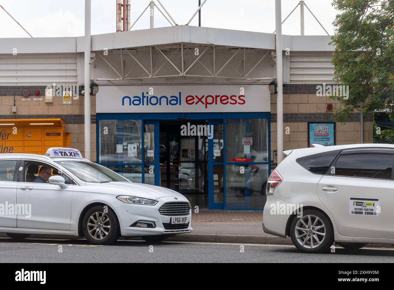 National Express coach station in Southampton city centre, Hampshire ...
