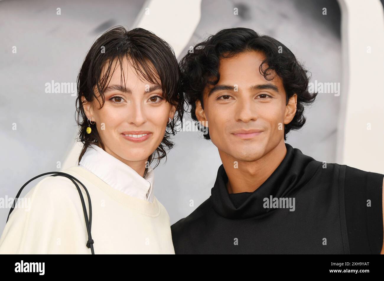 LOS ANGELES, CALIFORNIA - JULY 11: Brandon Perea (R) and Brooklyn ...