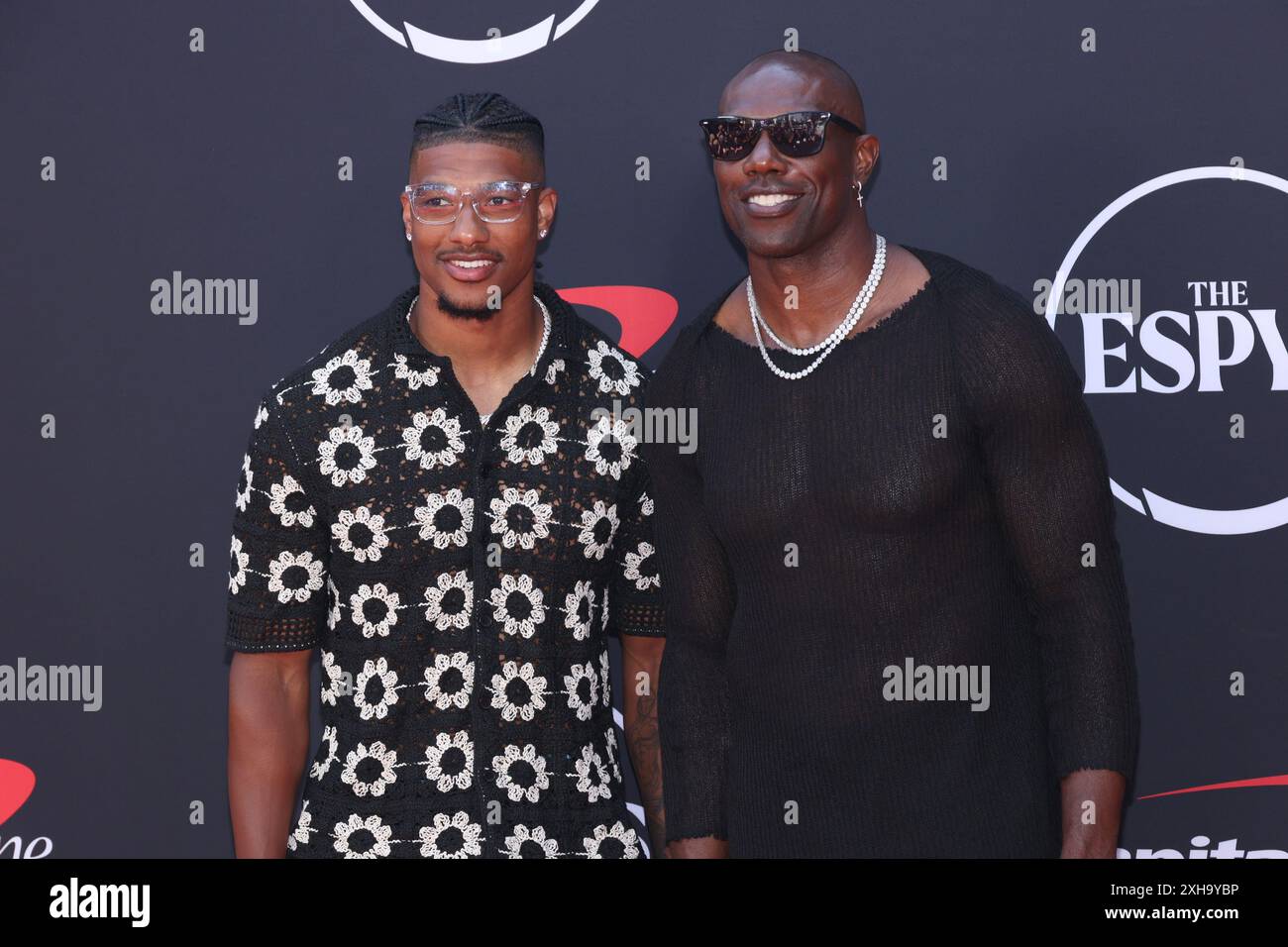 Terique Owens and Terrell Owens attends the 2024 ESPY Awards at Dolby ...