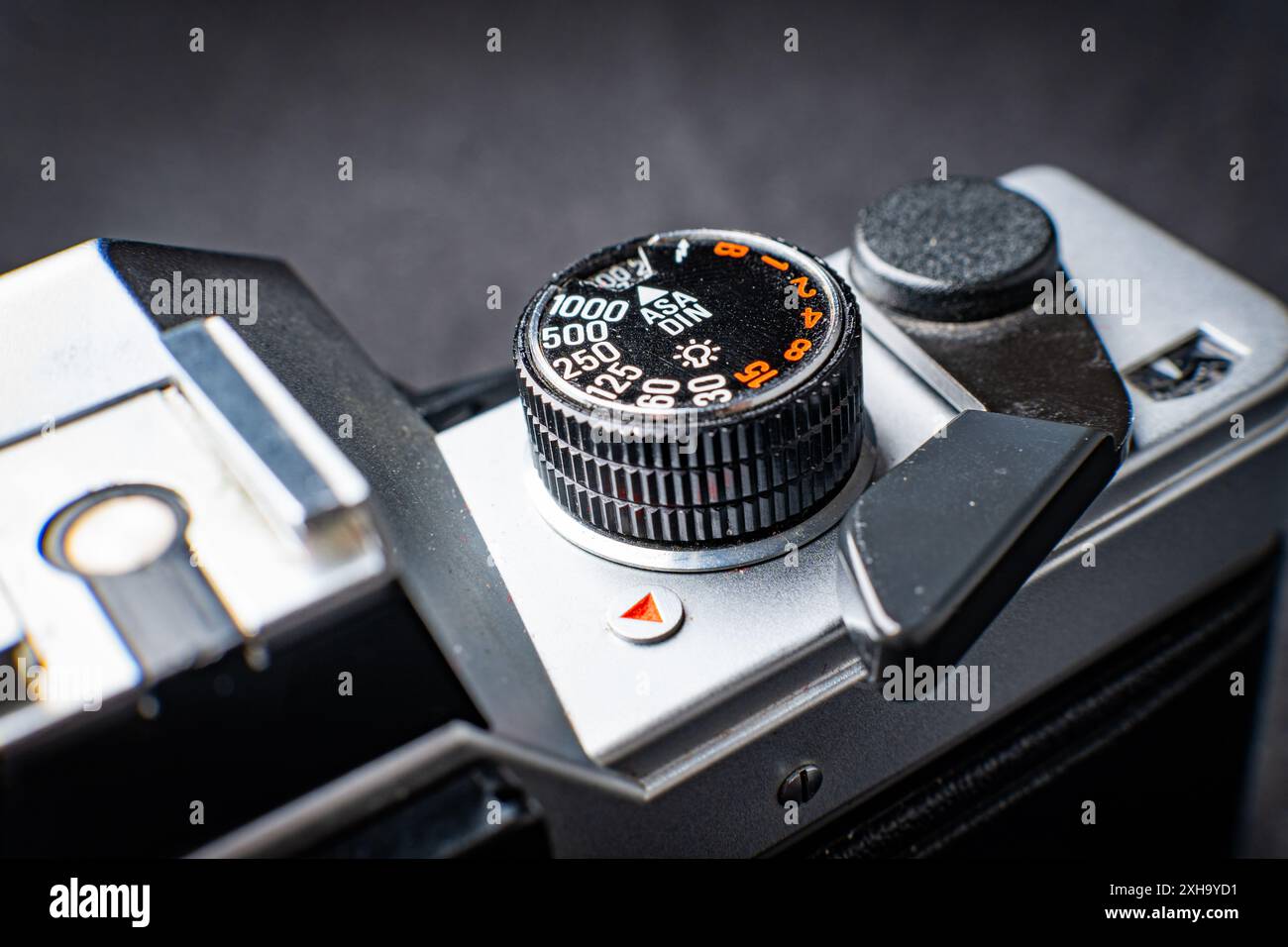Close Up Of A Vintage Film Camera's ISO Dial Stock Photo - Alamy
