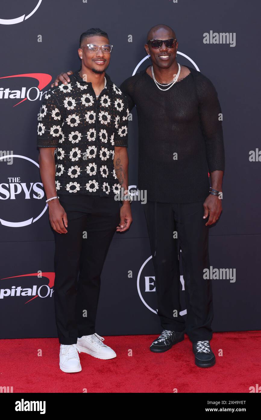Terique Owens and Terrell Owens attends the 2024 ESPY Awards at Dolby ...