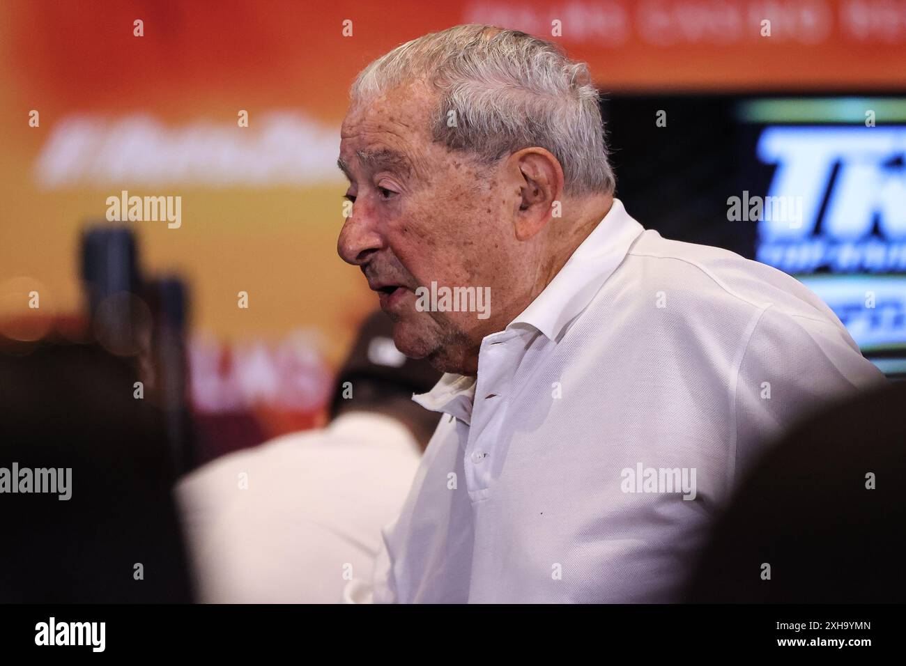 Las Vegas, NV, USA. 12th July, 2024. Bob Arum attends weigh-ins inside ...