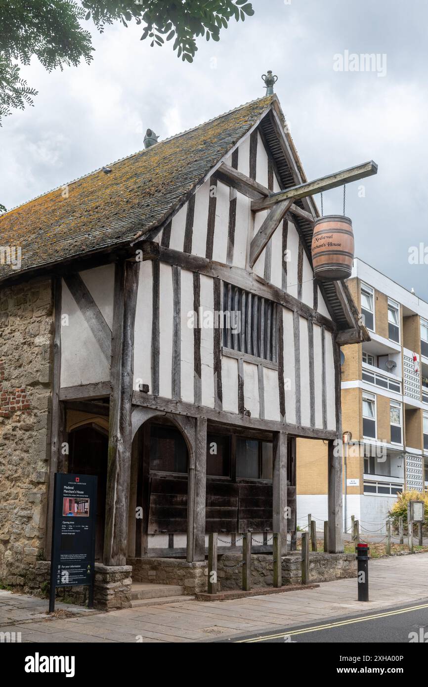 Medieval Merchant's House in Southampton old town, Hampshire, England ...