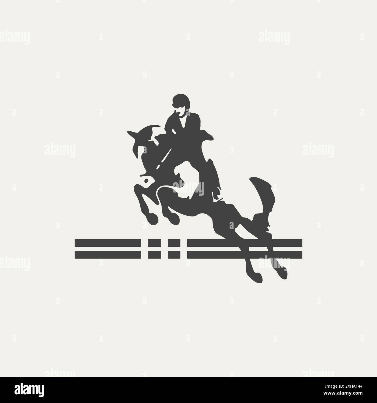 Equestrian rider female Stock Vector Images - Alamy