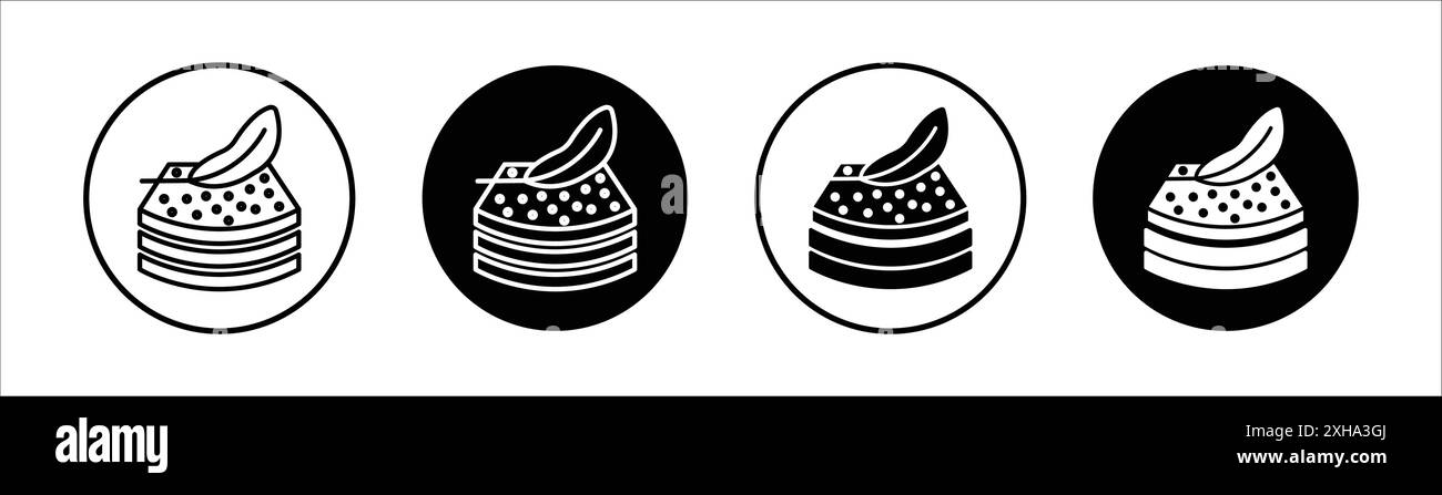 Soft fabric icon Vector symbol or sign set collection in black and ...