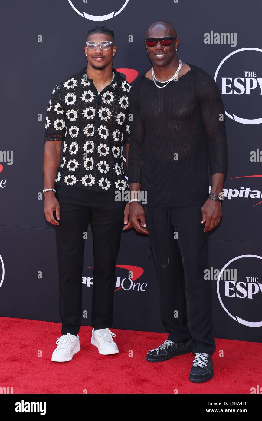 Terique Owens and Terrell Owens attends the 2024 ESPY Awards at Dolby ...