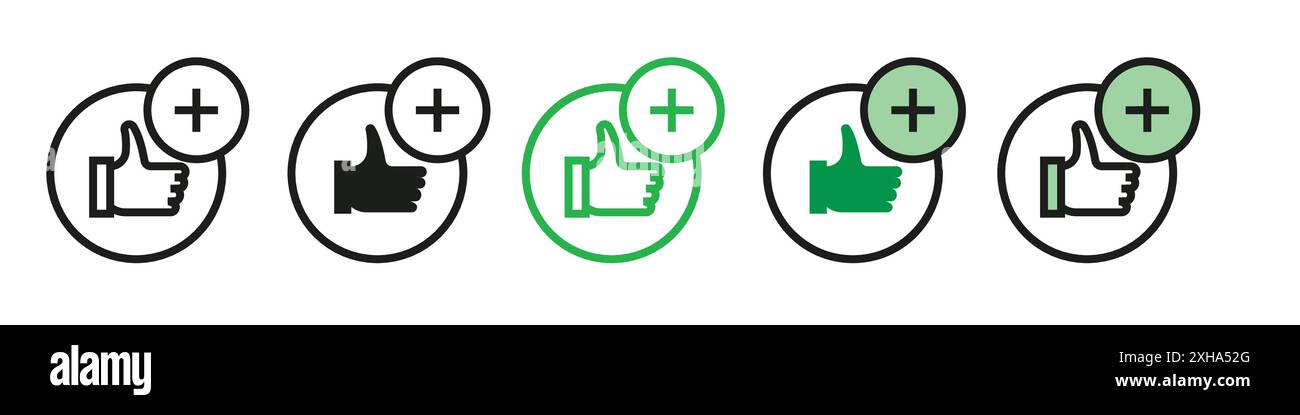 Advantage icon Vector symbol or sign set collection in black and white ...