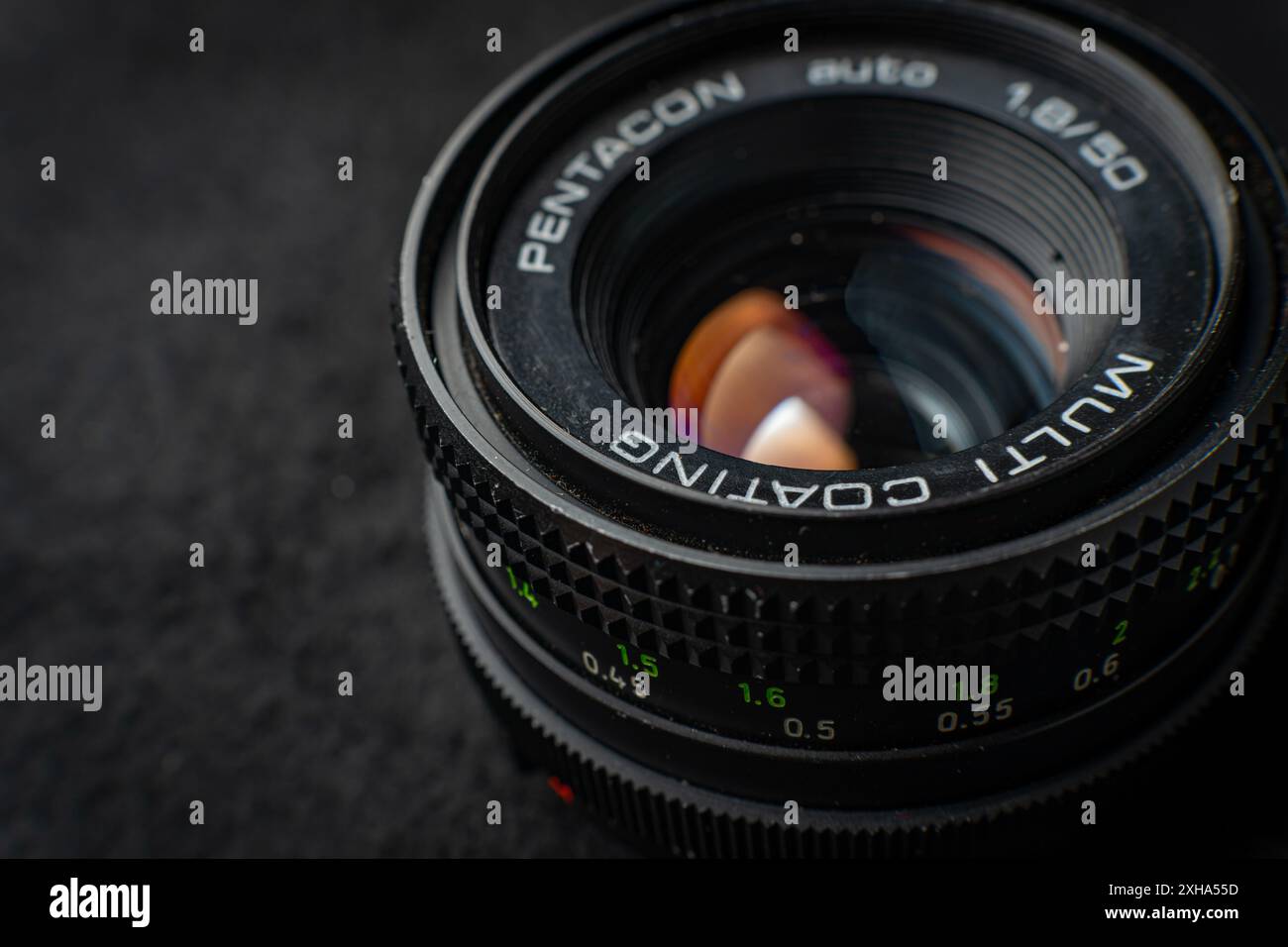 Walbrzych, poland - 12 July 2024: Vintage Pentacon 50 mm Camera Lens ...